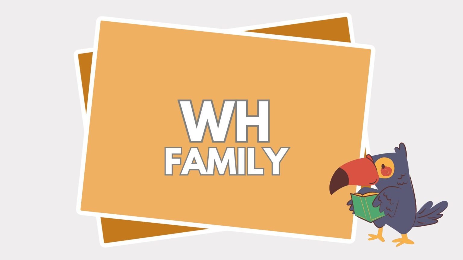"WH" Family Words | Worksheet | Learn with Ashaz