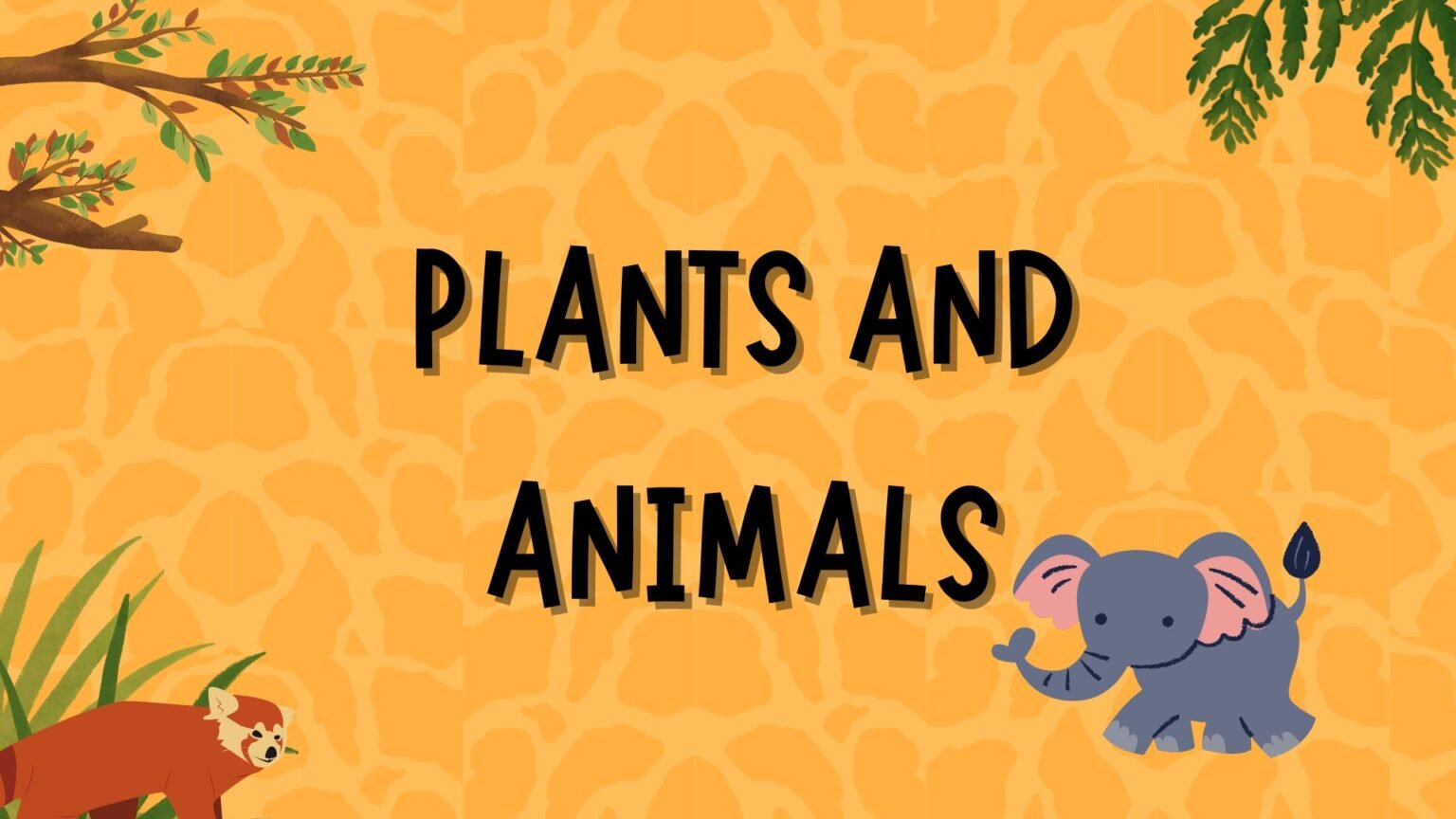 Plants and Animals | Worksheet | Learn with Ashaz