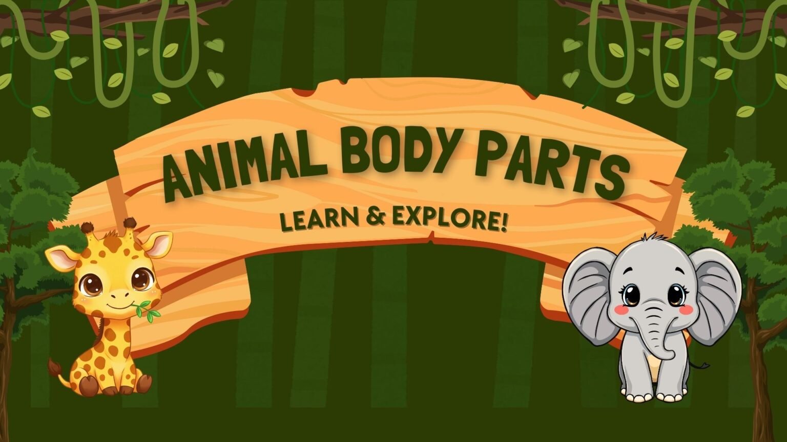 Animal Body Parts for Kindergarten | Learn with Ashaz