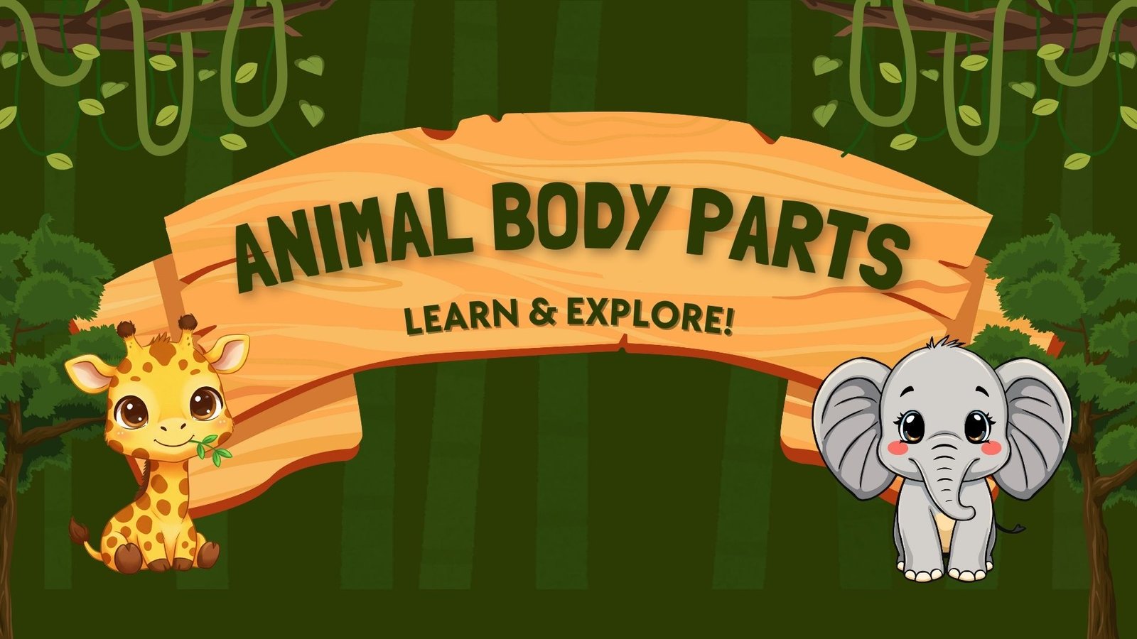 Animal Body Parts for Kindergarten | Learn with Ashaz